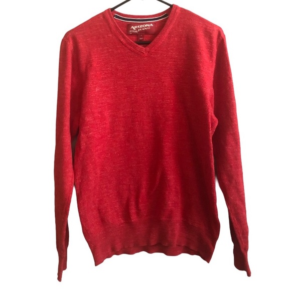 Arizona Jean Company | Sweaters | Mens Lightweight Sweater Red | Poshmark